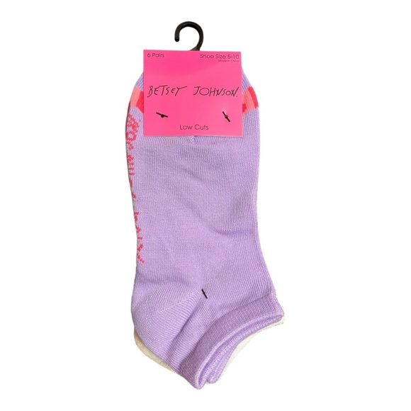 Betsey Johnson | Accessories | Nwt Betsey Johnson Low Cut Socks ...
